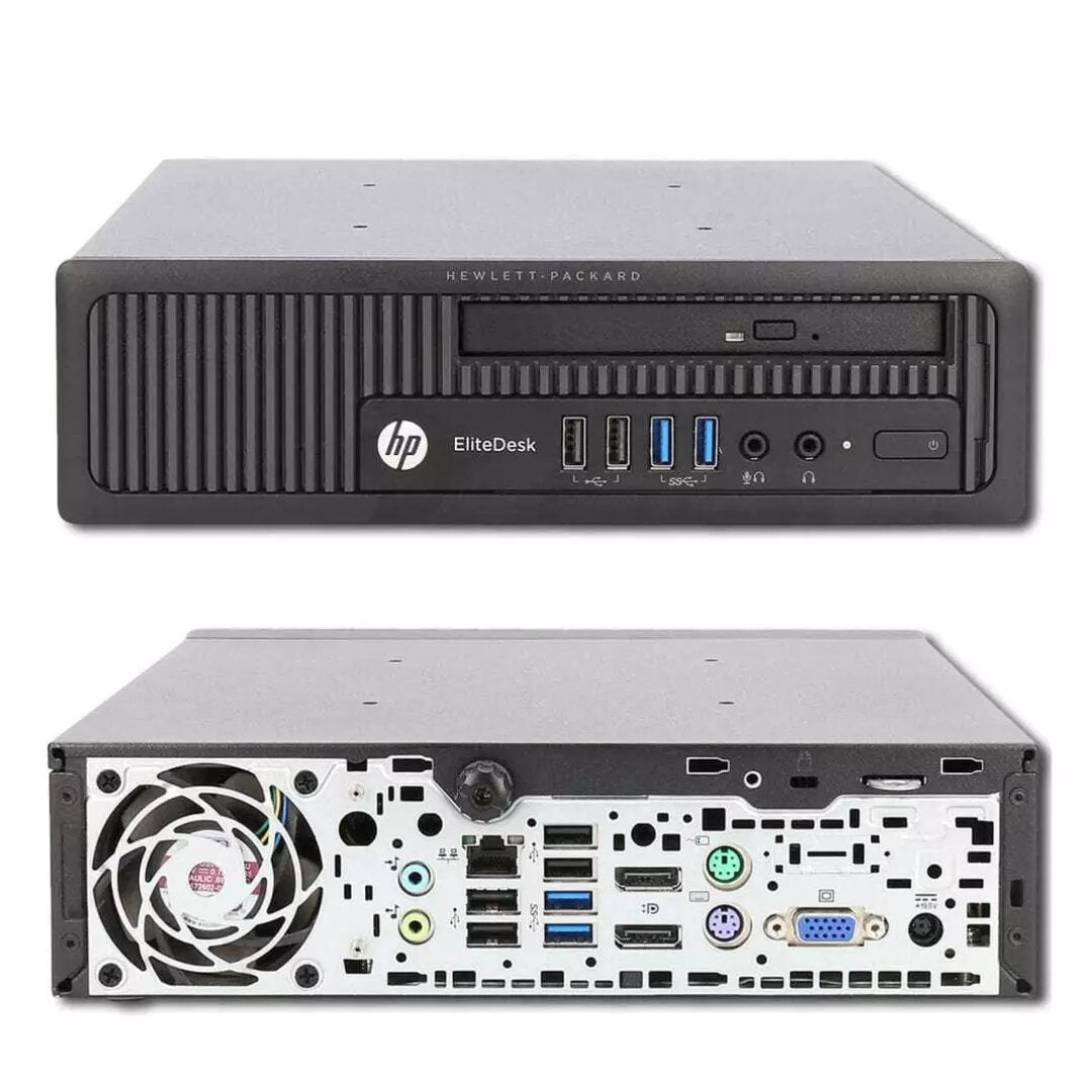 HP EliteDesk 800 G1 Ultra-slim Desktop PC i5 4570s 8GB RAM 128GB SSD W