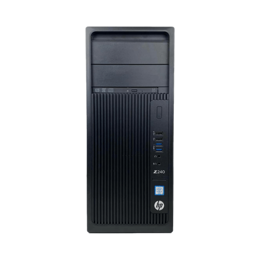 HP Z240 Tower PC 4-Core Xeon E3 1270v5 32GB RAM 512GB SSD GT 1030 GPU
