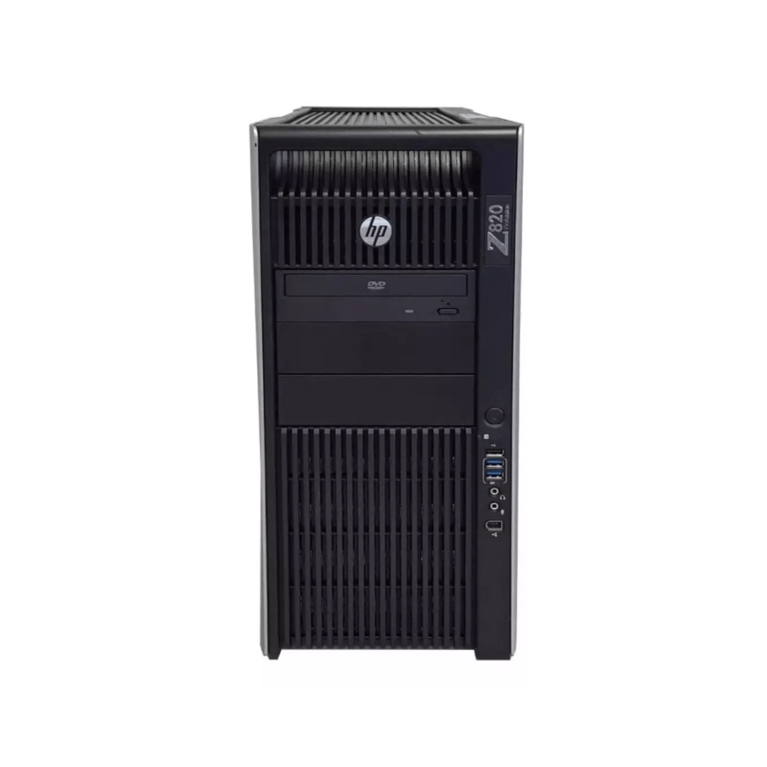 HP Z820 Workstation 2 x Xeon E5-2660 64GB RAM 256GB SSD + 1TB HDD Quad